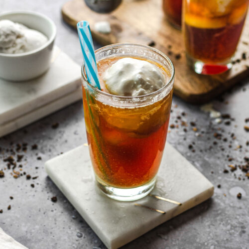 Cold Brew Coffee Float - Floured Frame