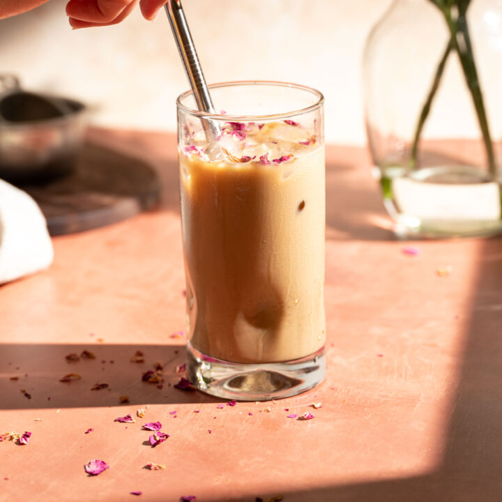 Rose Cardamom Latte - Floured Frame