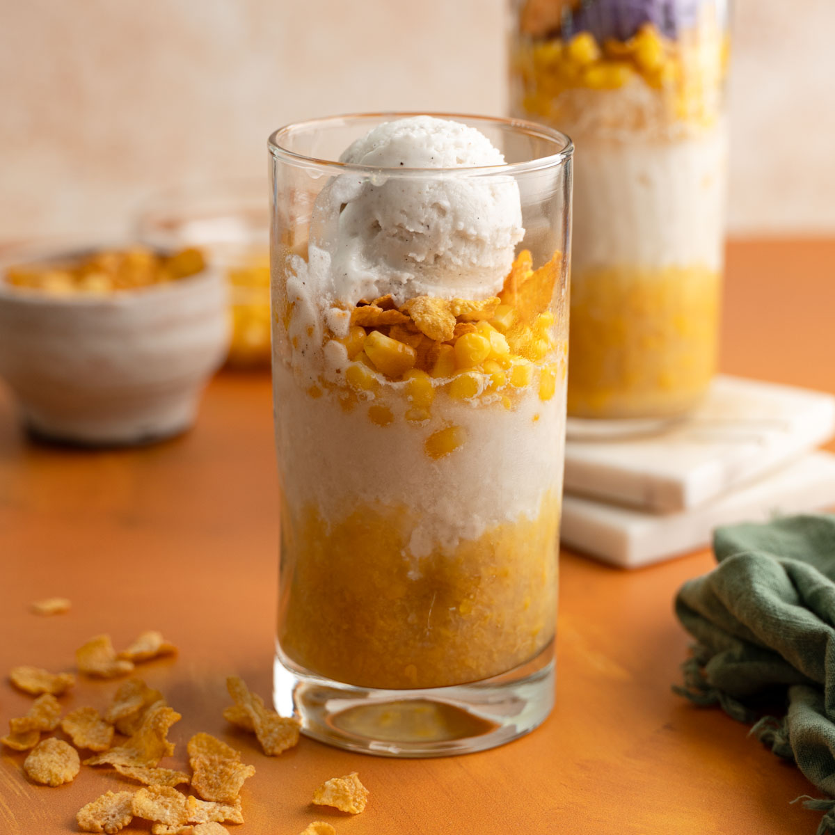 Vegan Mais con Yelo (Filipino Corn Shaved Ice Dessert) - Floured Frame